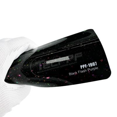 Cina Film Ppf nero fulmine viola con cicatrizzazione termica in vendita