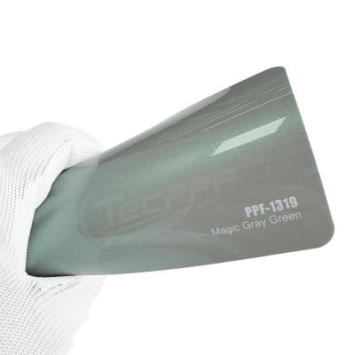 Cina 8 mil Magico Grigio Verde Vernice Protezione Pellicola Termica Cura in vendita