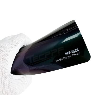 Cina Magic Purple Green Automotive Paint Protective Film 1.52x16m / 60 Inchx53ft in vendita