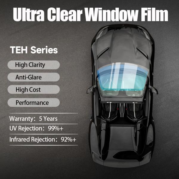 Nano Cerámica Ultra Claridad de la Ventana Ppf Película Serie TEH Durable Anti amarillento