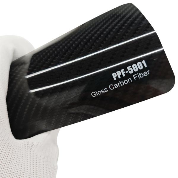 Quality PPF-5001 Gloss Carbon Fiber Paint Protection Film PPF 8mil Paint Protection Wrap for sale