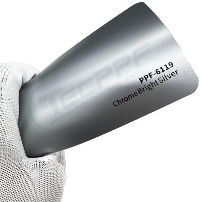 China PPF-6119 Chroom helder zilver 8 Mil Kleurveranderingsbeschermingsfolie Te koop