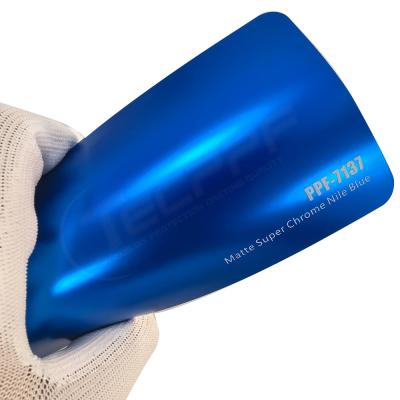 Cina PPF-7137 Matte Super Chrome Nile Blue Color Paint Protective Film per graffi auto in vendita