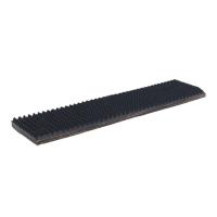 China Rough Top Conveyor Belt 100mm-1500mm Width 100m Roll Black for sale