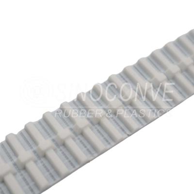 China Auto Double Sided White PU Timing Belt for sale