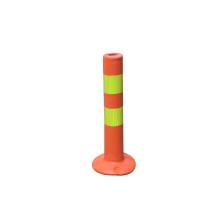 China PVC Traffic Warning Delineator Post 1m Removable Base Parking Safety Cone for sale