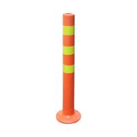 China PVC Traffic Warning Delineator Post 1m Removable Base Parking Safety Cone for sale
