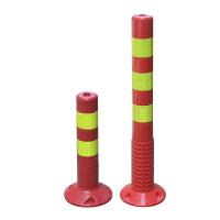China PVC Traffic Warning Delineator Post 1m Removable Base Parking Safety Cone for sale