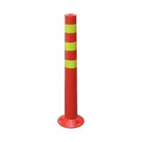China Flexible Traffic Bollard Post PU PVC Road Warning Delineator 450mm-1200mm Height for sale