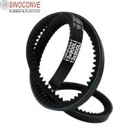 China Raw Edge Cogged Fan V Belt Polyester Cotton Canvas 10mm to 25.4mm Width for sale
