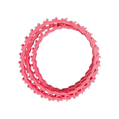 China Adjustable Type C Red PU Link V Belt for sale