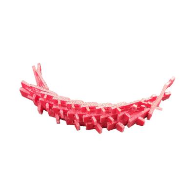 China Adjustable Type C Red PU Link V Belt for sale