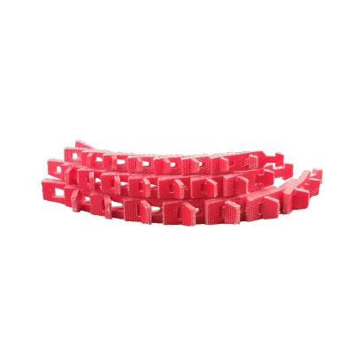 China Adjustable Type C Red PU Link V Belt for sale