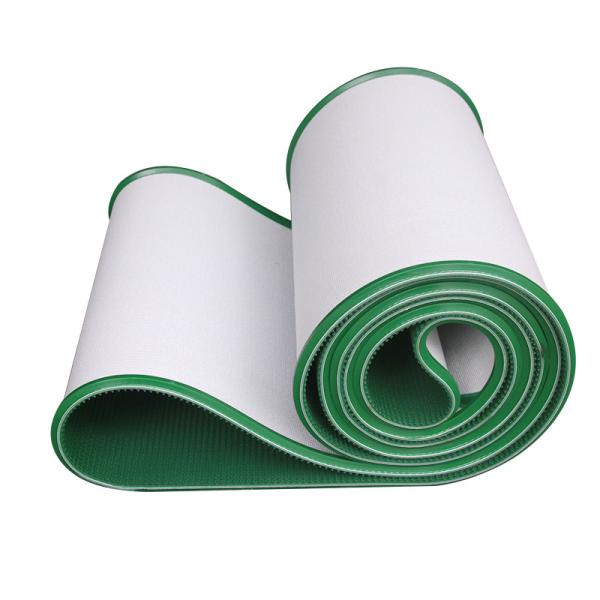 Quality Long-lasting Industrial Green PVC Conveyor Belt for Wood Industry for sale