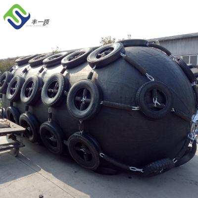 China 2.5*5.5m marine rubber fender dock ship protect for sale