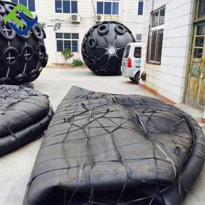 China Qingdao FLORESCENCE 2M x 3M Pneumatic Marine pneumatic Fender Chinese marine fender Chain and tyers Part Marine Floating for sale