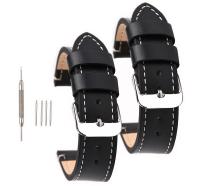 China 26mm Calf Leather Watch Strap for sale