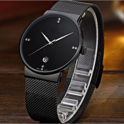 Cina Cinghia di lusso di Rose Gold Watch With ss del quarzo del movimento di 3ATM VJ42B in vendita