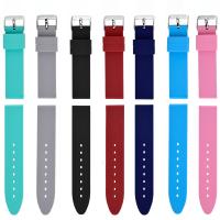 China OEM Classical Quick Release Silicone Rubber Watch Strap 22mm for sale