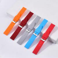 China OEM Classical Quick Release Silicone Rubber Watch Strap 22mm for sale