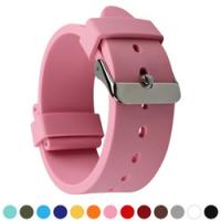 China OEM Classical Quick Release Silicone Rubber Watch Strap 22mm for sale