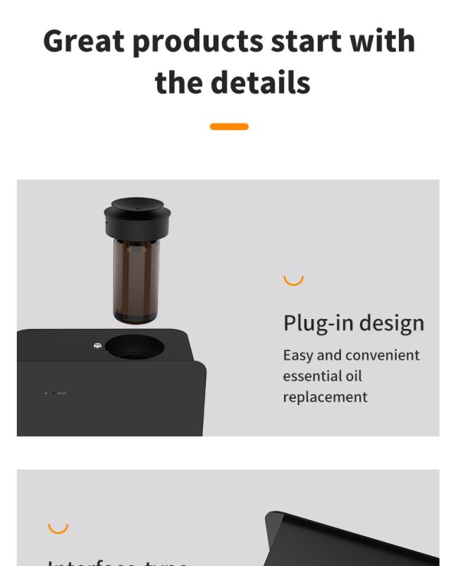 Residences Intelligent Essential Oil Diffuser connectivity options