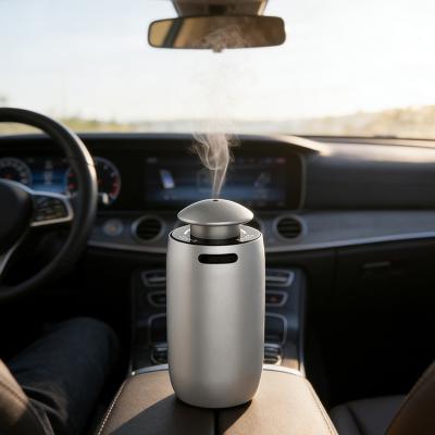 China Aluminum Alloy Car Scent Diffuser Precision Engineered Metal Body Auto Aroma Diffuser for sale