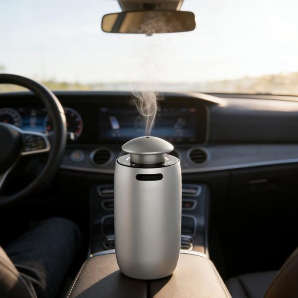 Quality Aluminum Alloy Car Scent Diffuser Precision Engineered Metal Body Auto Aroma Diffuser for sale