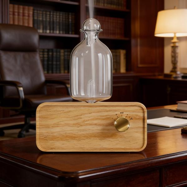 Quality Dual Fluid Cold Nebulization Aromatherapy Aroma Diffuser With 100cbm Coverage for sale