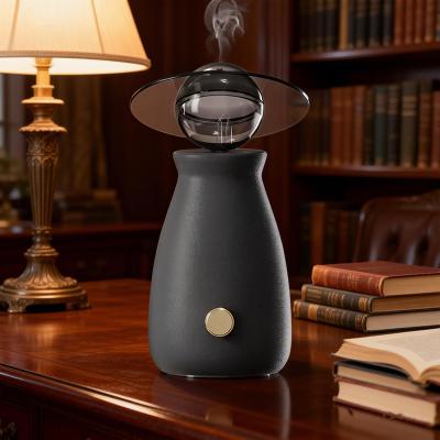 China Hand Blown Glass Luxury Essential Oil Diffuser Home Aromatherapy Machine for sale