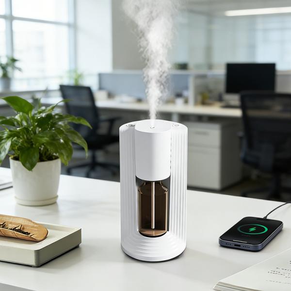Quality Cotton Free Structure 5W Battery Operated Aroma Diffuser With Two Fluid Atomization for sale