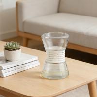 Quality Hourglass Design Glass Home Aroma Diffuser White Office Fragrance Diffuser for sale