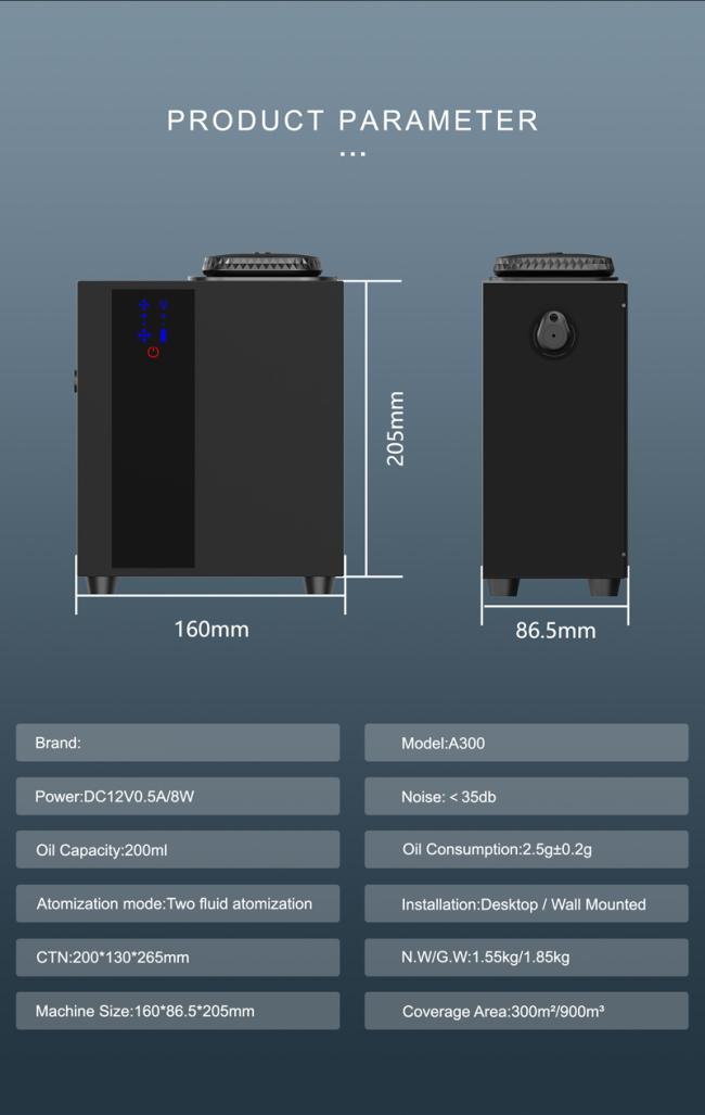A300 Aromatherapy Diffuser interior