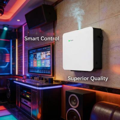 China 2000cbm Coverage Wall Mount Essential Oil Diffuser 500ml Bluetooth / Wi-Fi Connectivity for sale