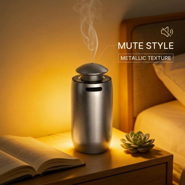 Quality Minimalist Aesthetics Smart Aroma Diffuser Aluminium Alloy With Cold Air for sale
