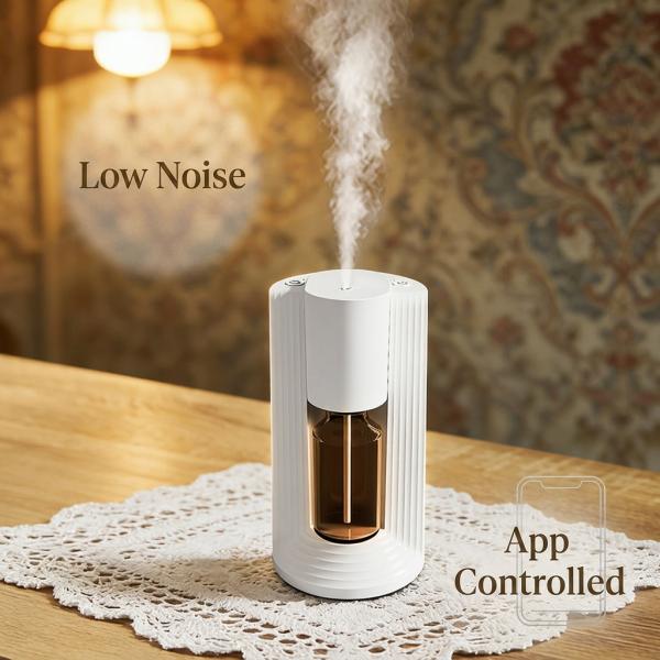 Quality PP POM Portable Aromatherapy Diffuser 10-30m2 Coverage With Two Fluid Atomizatio for sale