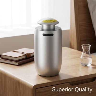 China Low-noise Seven-color Ambient Light Car Aroma Diffuser with Aluminum Alloy Body and 10ml Capacity for Cars and Homes for sale