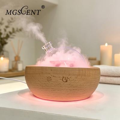 China Bluetooth Music 7-Color RGB Light Aroma Diffuser Machine with 180 Ml Tank Capacity for Office and Spas for sale