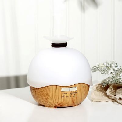 China Difusor de madeira do aroma de Mini Portable Rechargeble Ultrasonic Home da grão 400ML à venda