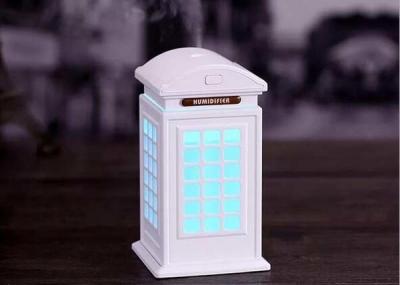 China humidificador ultrassônico britânico do ar de USB da cabine de telefone do vintage criativo do diodo emissor de luz 300ml à venda