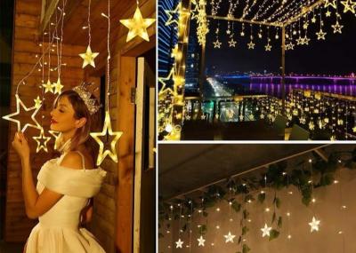 Cina La sicurezza ricaricabile di Natale della lampada di notte della cascata ha condotto le luci della stella della tenda in vendita