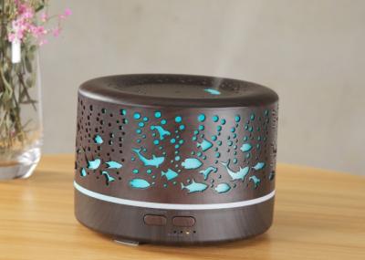 China máquina ultrassônica da aromaterapia da máquina da aromaterapia da grão da madeira do agregado familiar da grande capacidade 500ml à venda