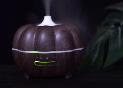 Cina diffusore ultrasonico di fragranza della casa dell'olio essenziale dell'aroma dell'arancia di legno a forma di del grano della zucca 300ml in vendita