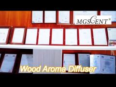 2-fluid technology wood aroma diffuser with customization services and 30 - 80 ㎡ coverage for home