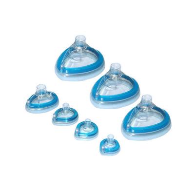 Cina disposable inflation pvc silicone rubber anesthesia mask premature in vendita