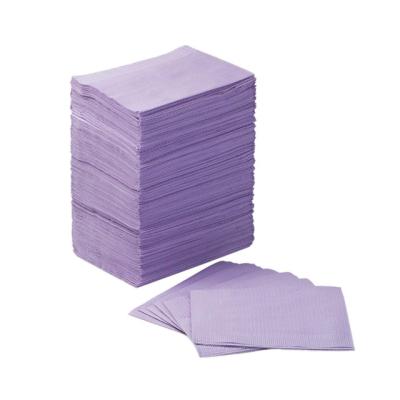 中国 Biodegradable disposable dental bib customizable dental water proof bibs 販売のため