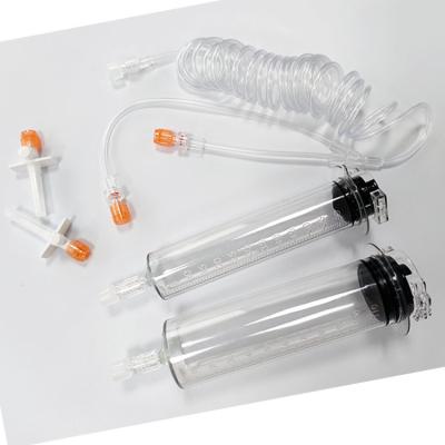 China 65/115ml Disposable Sterile CT Injector Syringe High Pressure Angiographic Syringe for Medrad Solaris & Spectris for sale
