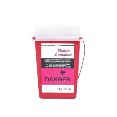 China Hospital medical disposal sharps container wholesale disposable sharps container à venda