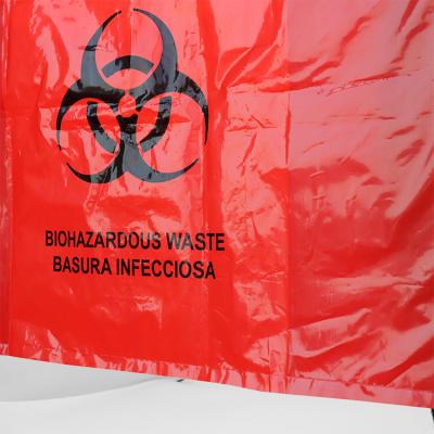 Cina Biohazard Disposal Bags Medical Biohazard Red Transport Bag in vendita