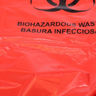 Cina Biohazard Disposal Bags Medical Biohazard Red Transport Bag in vendita